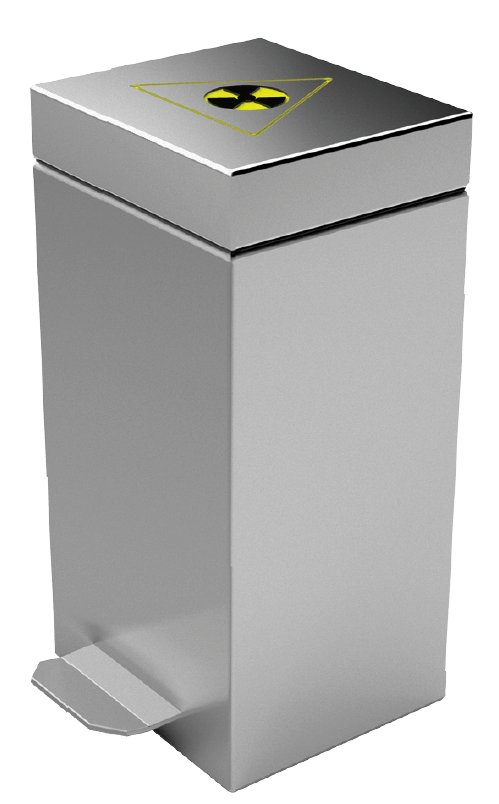 Waste Container - X-RAY bin - Radiation protected